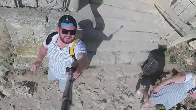 Крым. Пещерный город Чуфут-Кале. Интересное и живописное место Крыма.