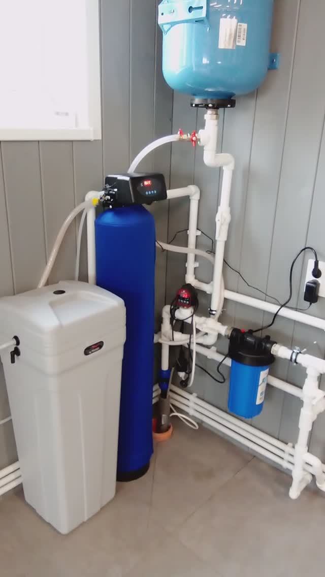 Комплексная очистка воды в гараже.