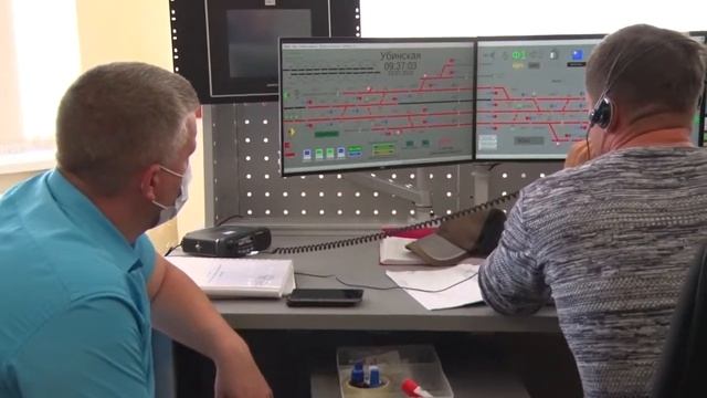 Модернизация поста ЭЦ станция Убинская