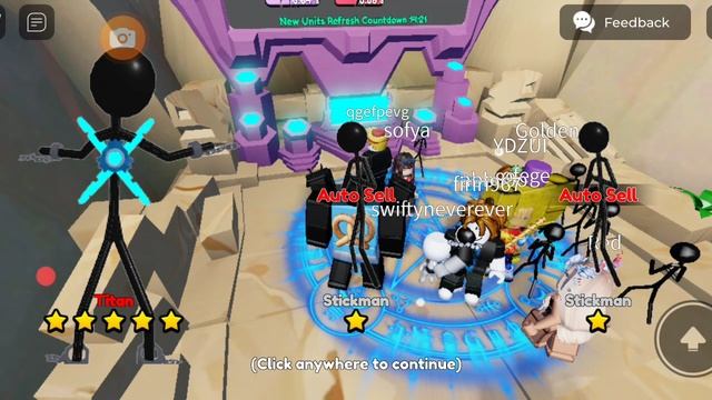 играю в тд стикмэн выбил титана