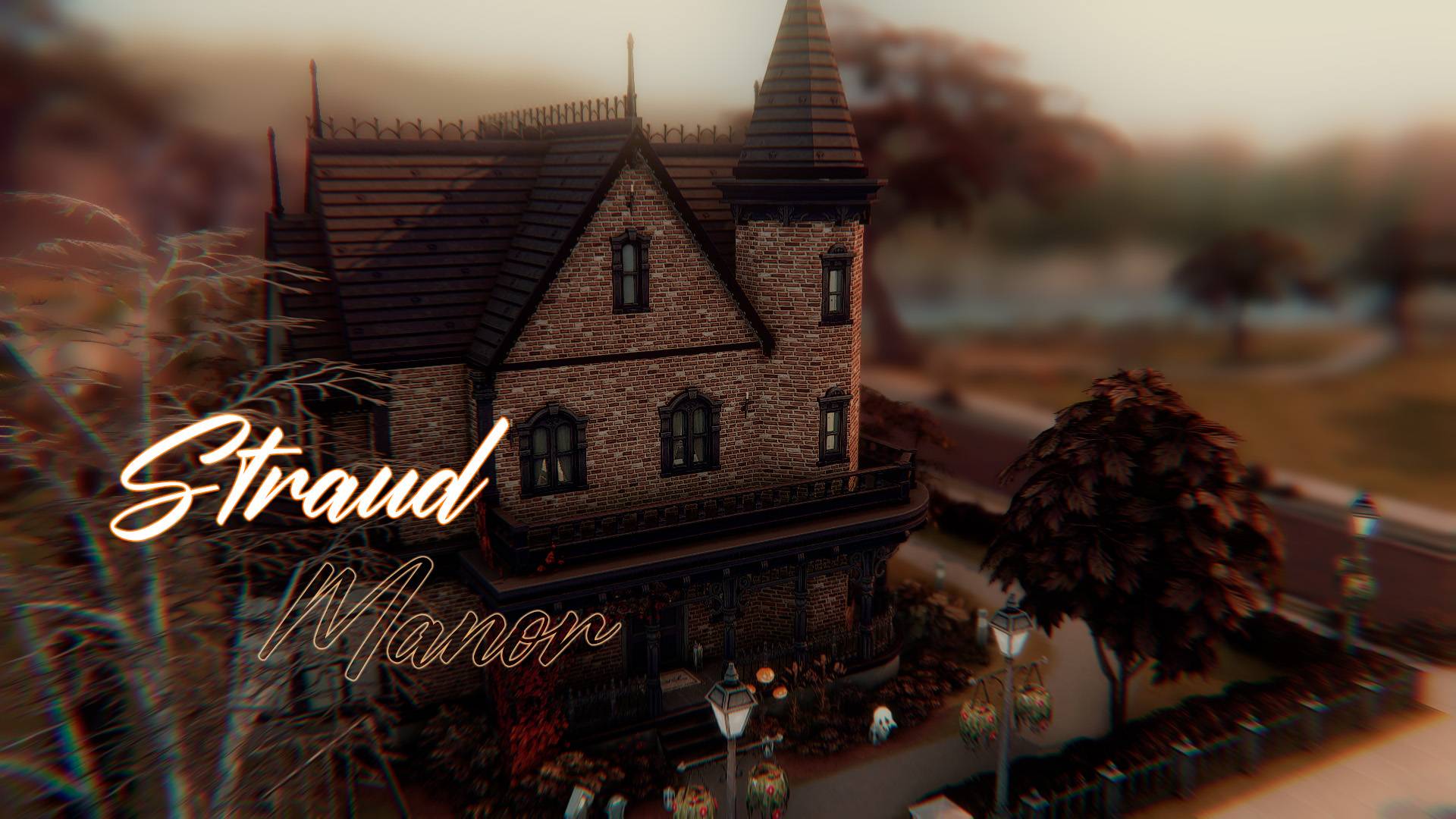 Поместье Штрауд🕯️ | Straud Manor | The Sims 4: Speed Build