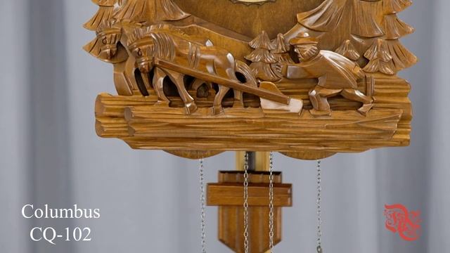 Настенные часы Columbus CQ-020 с кукушкой "Земледелец"