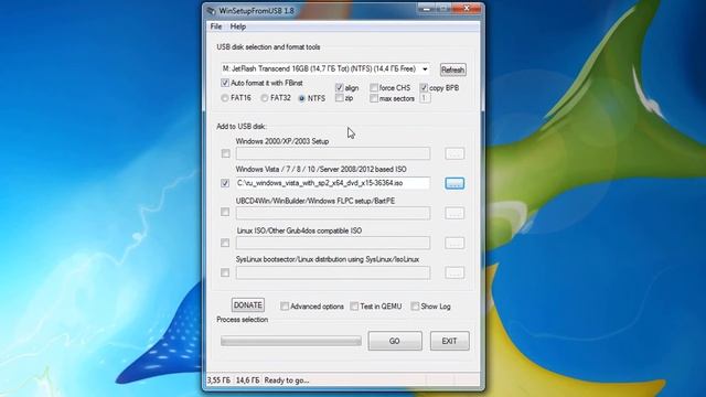 Шесть способов создание загрузочной флешки Windows VISTA