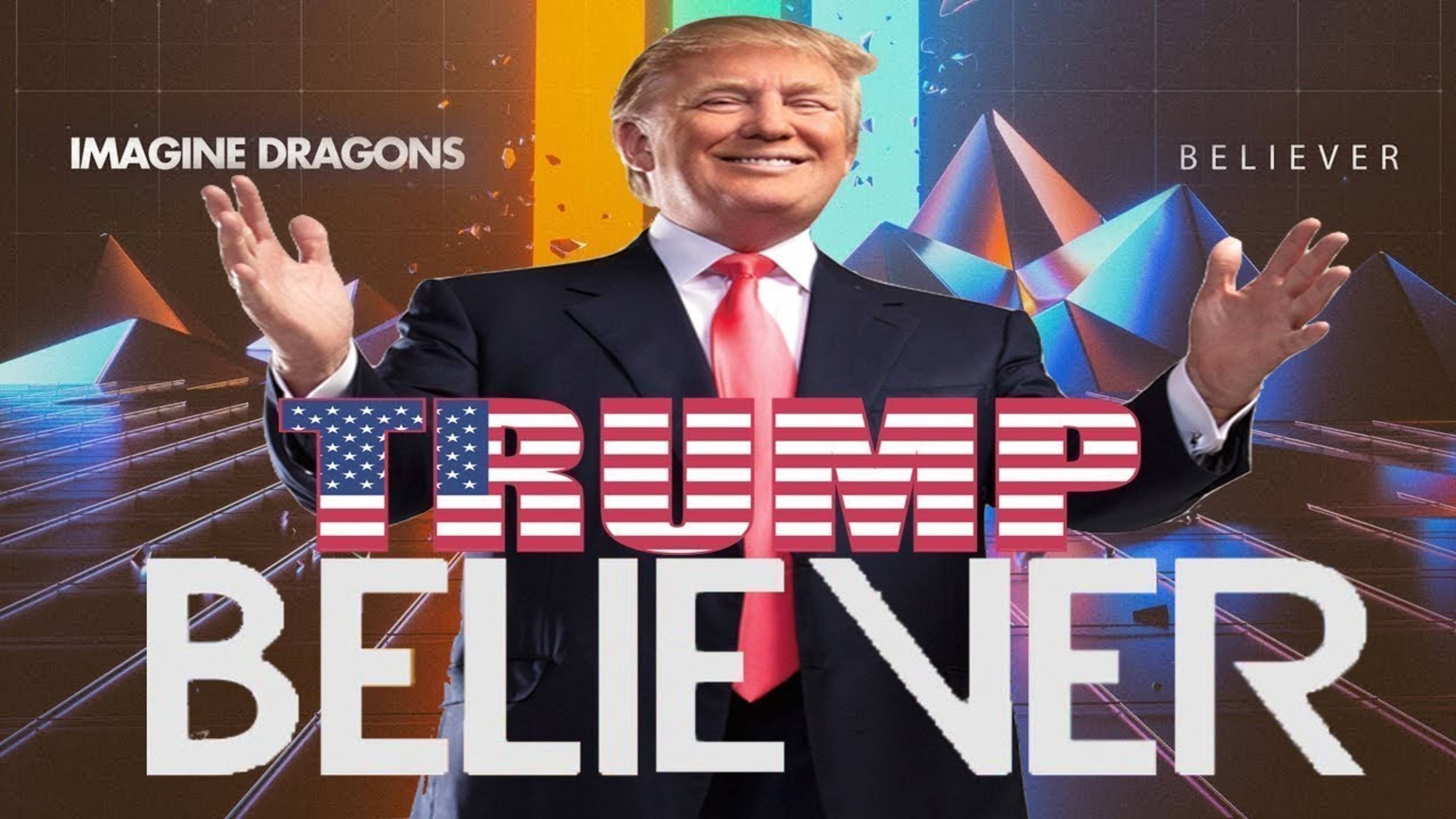Donald Trump Sings Believer By Imagine Dragons