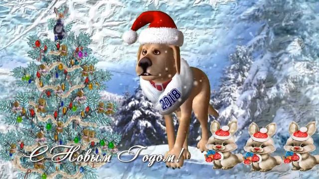 футаж Новогодний