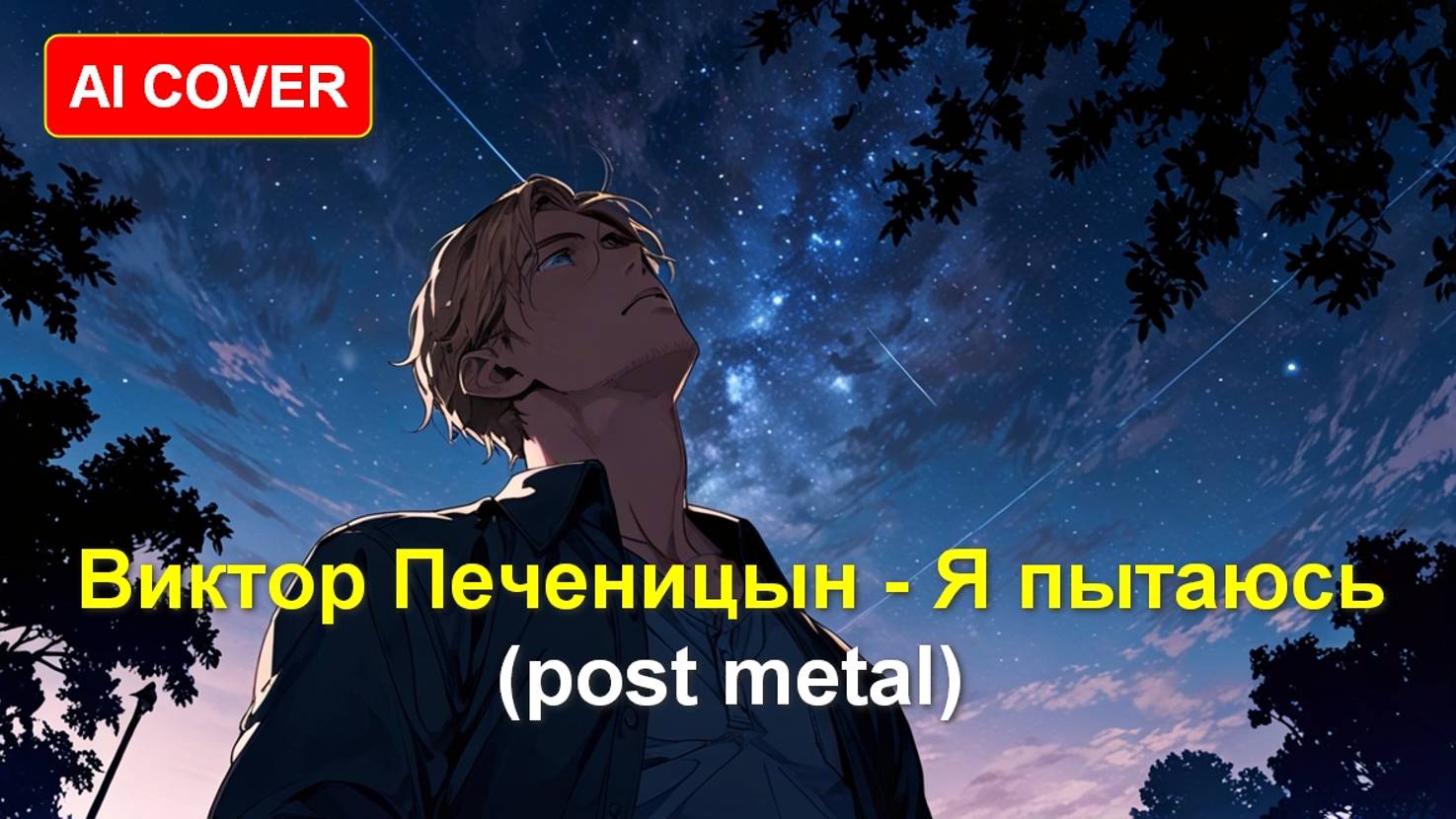 Виктор Печеницын - Я пытаюсь (post metal) Ai cover