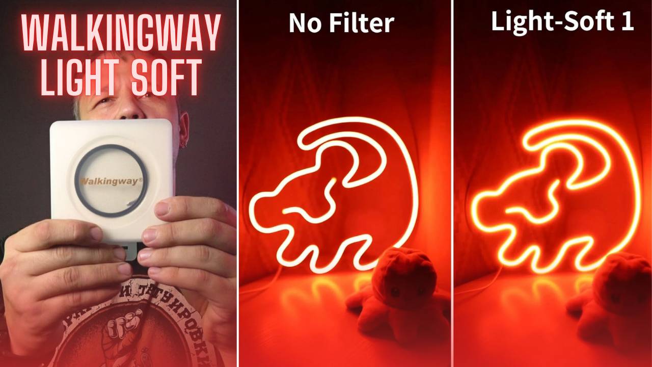 Светофильтр WalkingWay,  light soft flter №1