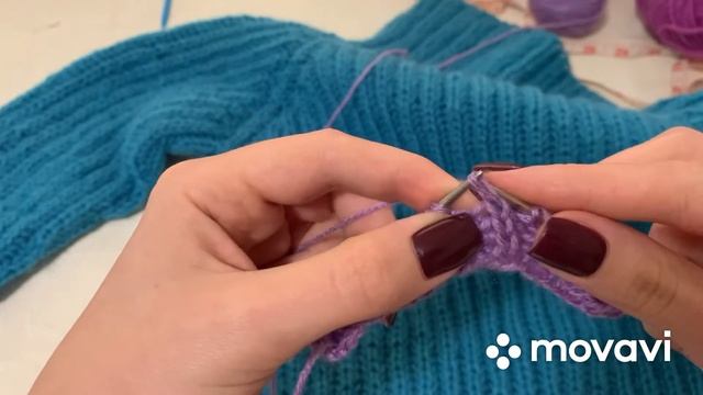 Убавки в английской резинке