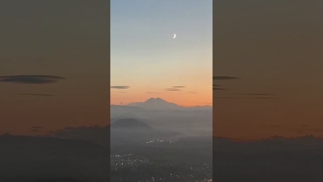 Машук. Вид на Эльбрус / Эльбрус күренеше.