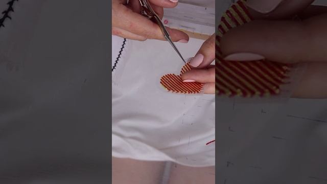 Обработка края вышивки