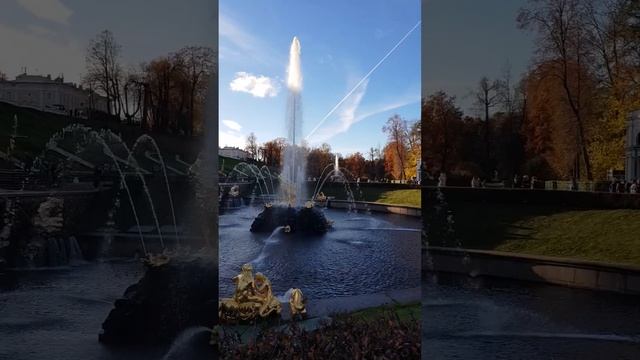 Фонтаны Петродворца.