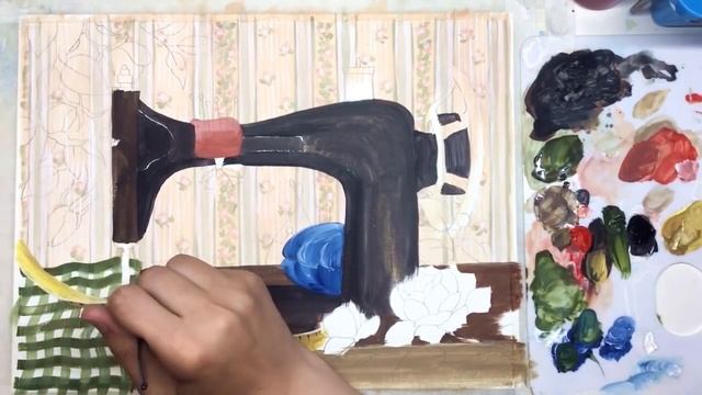 «Шебби шик. Композиция» как нарисовать ГУАШЬ | Сезон 4-5 |Мастер-класс ДЕМО