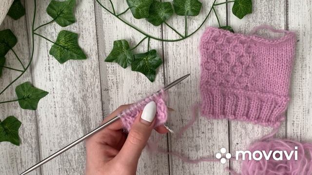 Узор СОТЫ.  Узор соты спицами