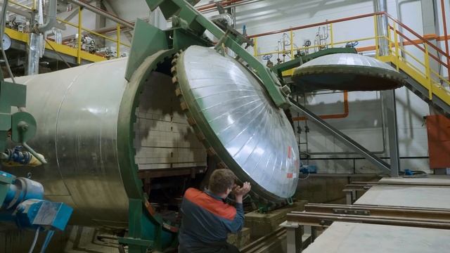 Торжественное открытие нового производства (Новейший завод по производству силикатных изделий)