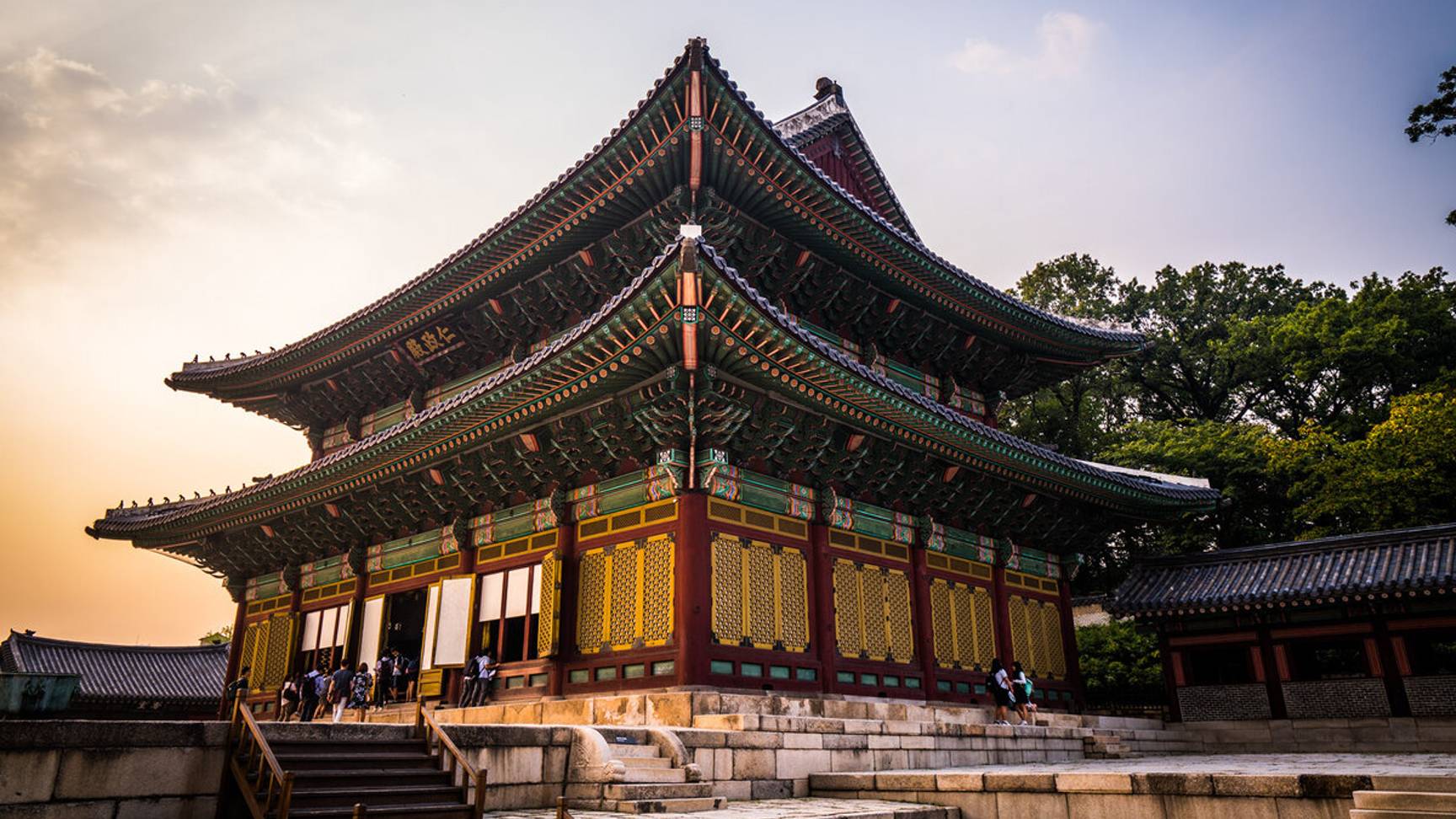 Дворцовый комплекс Чхандоккун,Южная Корея.