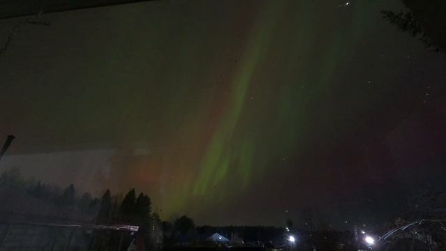 Верещагино северное сияние 11.10.2024