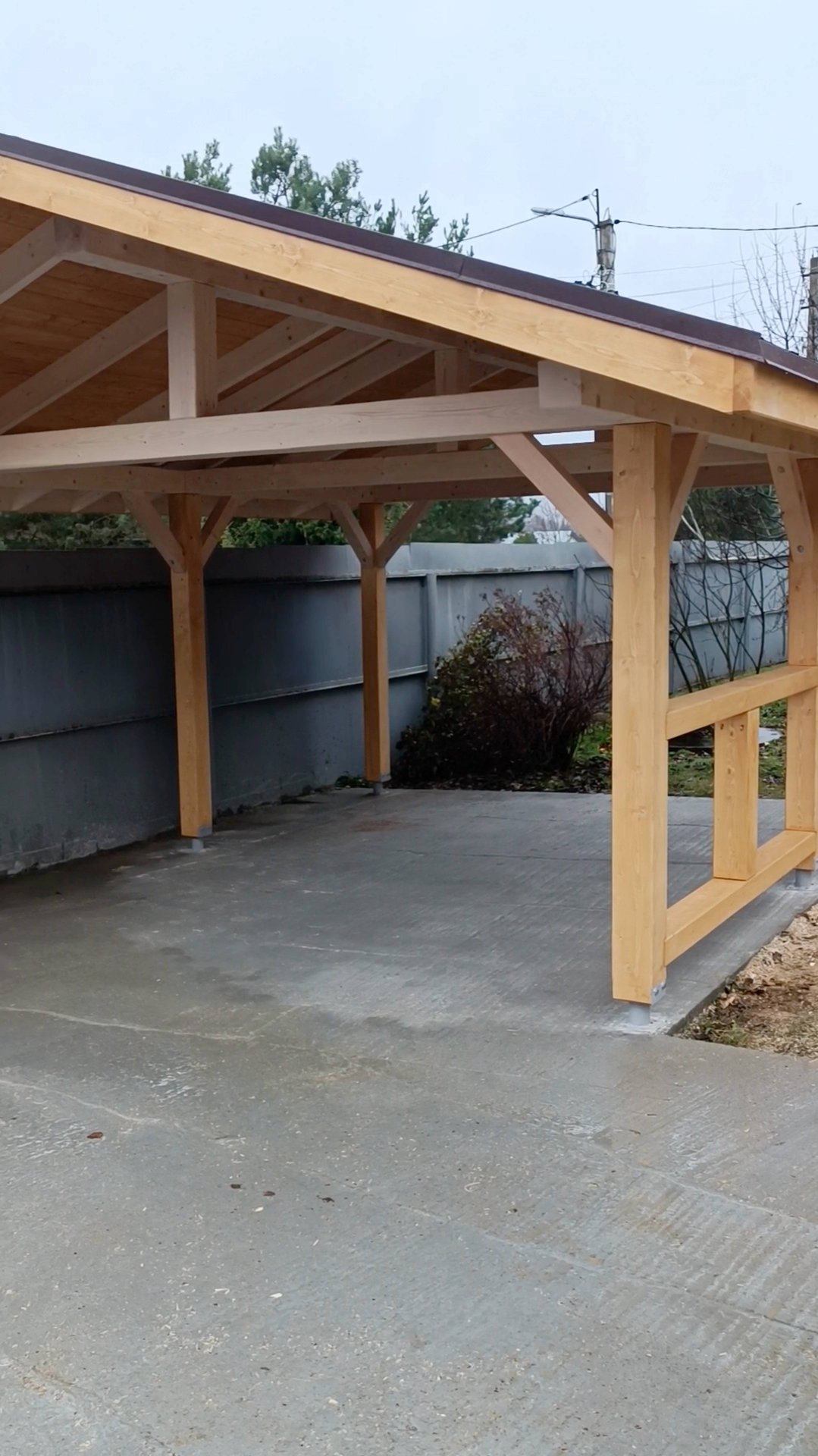 Навес для машины