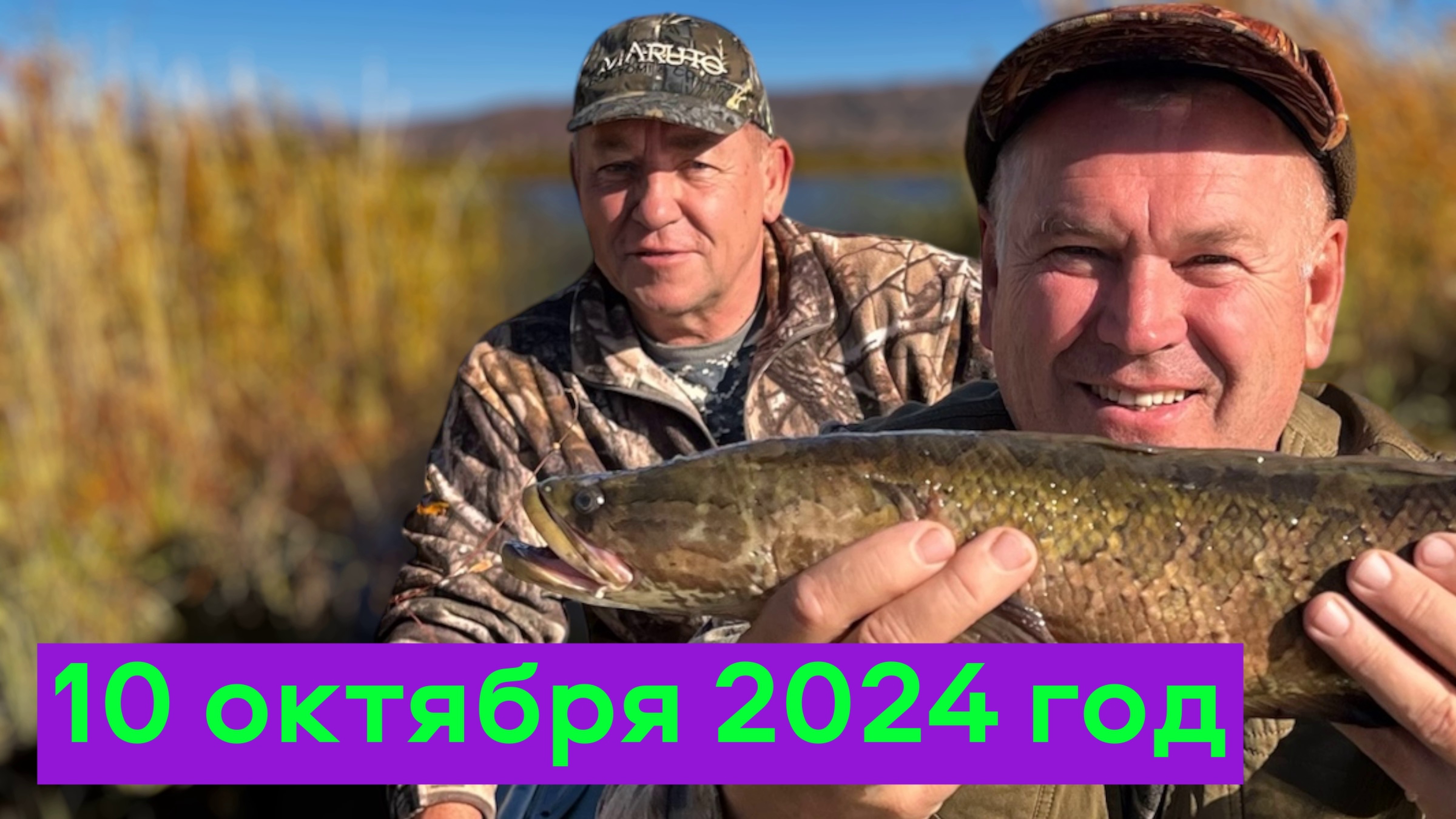 10 октября 2024 год. Охота и рыбалка.