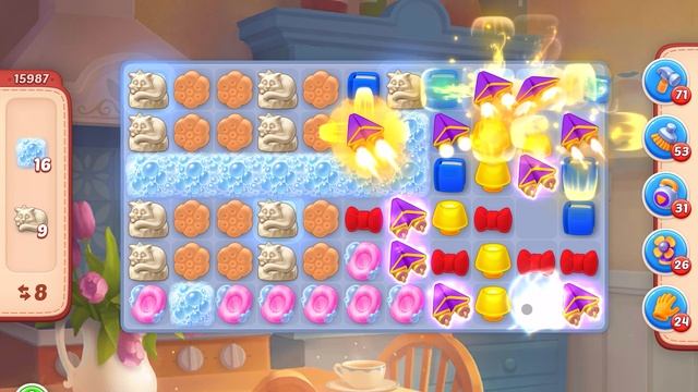 HomeScapes уровень 15987 без бустеров