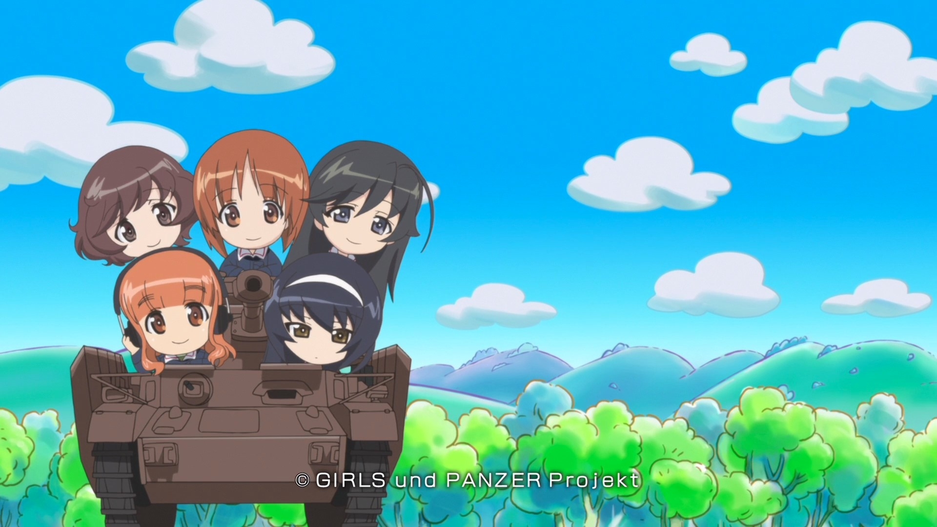 "Девушки и танки". Эндинг (Girls und panzer. End)