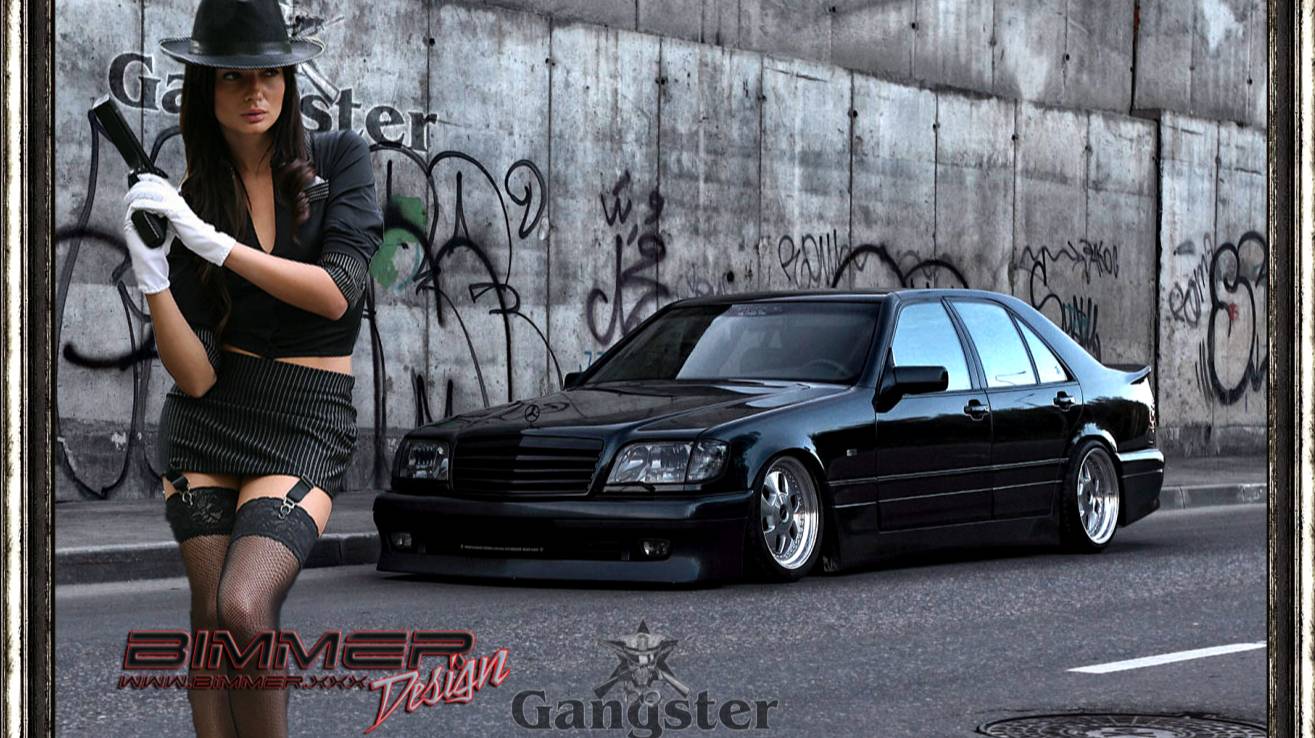 MERSEDES W140 Gangster S500 Limited Edition VIP スタイル, NEW song "BIMMER - Gangster Benz"