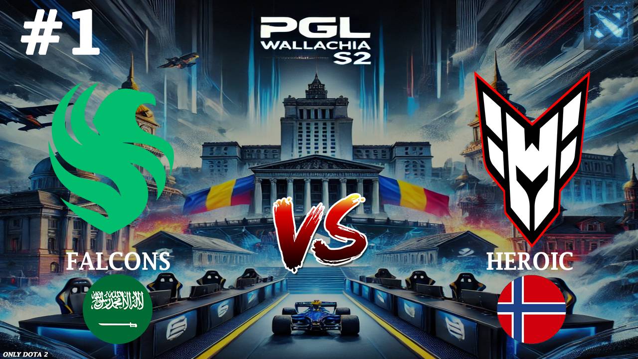 ФИНАЛ ВЕРХНЕЙ СЕТКИ! | Falcons vs Heroic #1 (BO3) PGL Wallachia S2