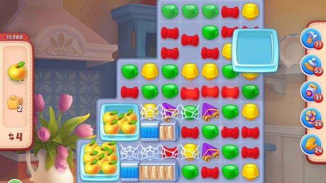 HomeScapes уровень 15988 без бустеров