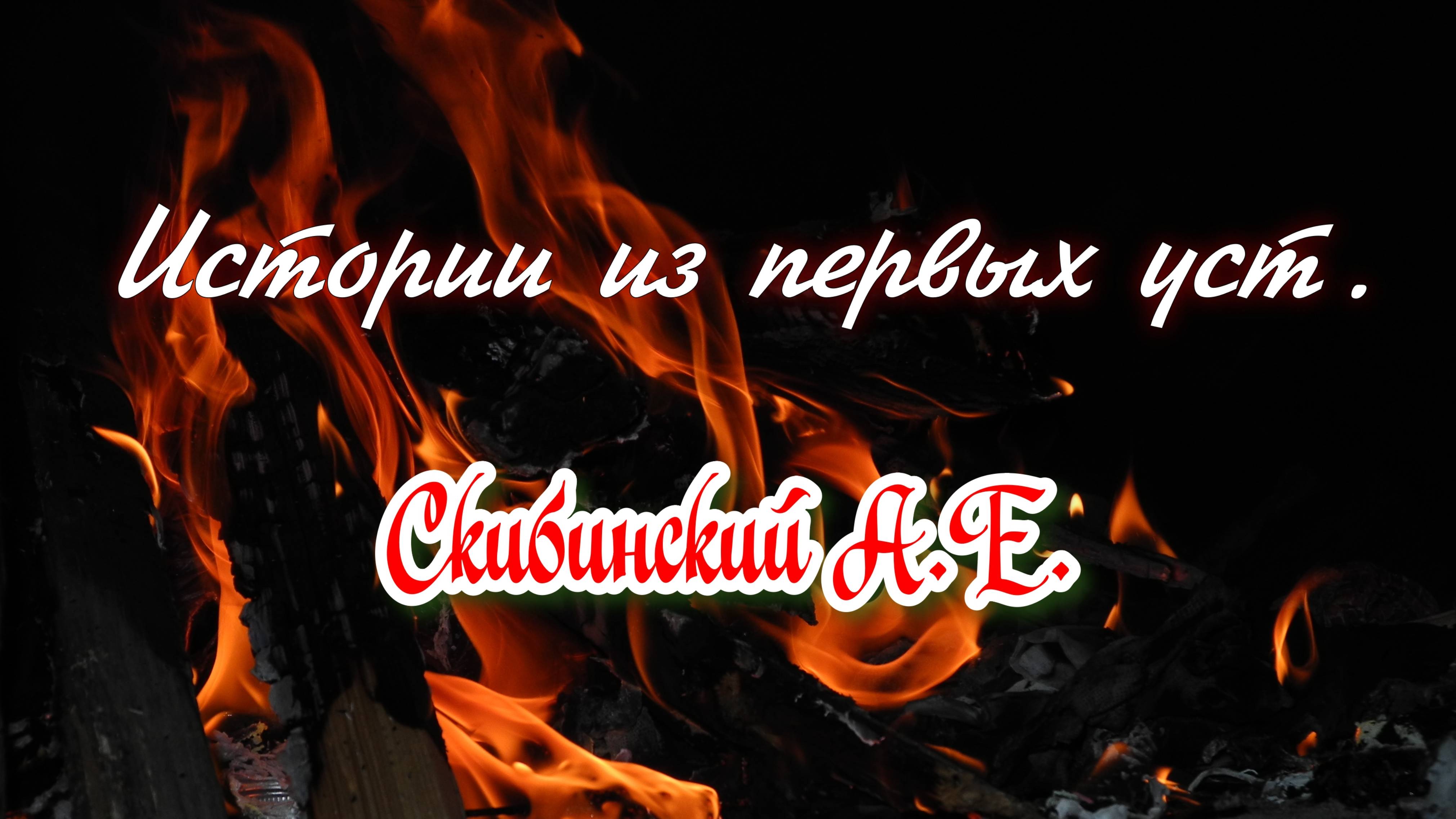 Истории из первых уст. А.Е. Скибинский