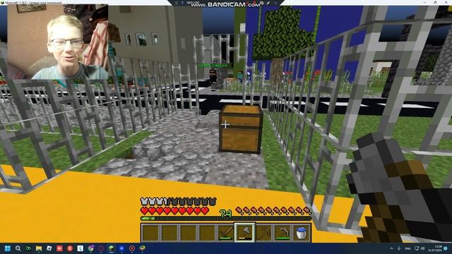 Майнкрафт но с нуля до изумрудной брони с ПАПОЙ!