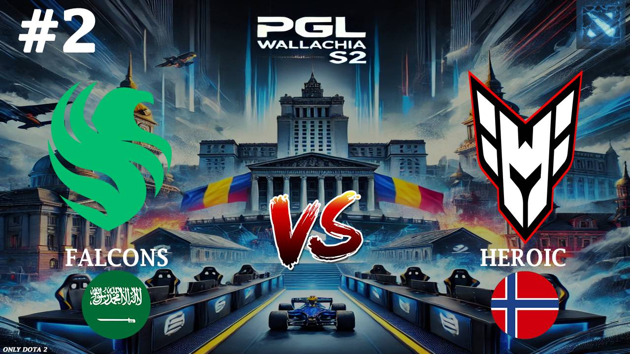 ХАРДОВЫЙ РАЗОР ОТ ФАЛКОНС! | Falcons vs Heroic #2 (BO3) PGL Wallachia S2