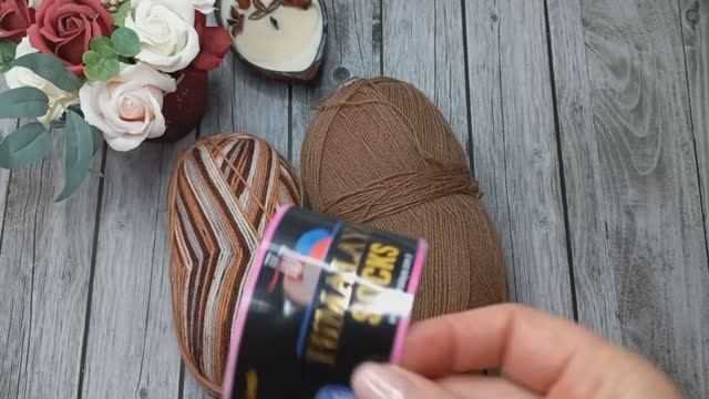 Варежки с индийским клином