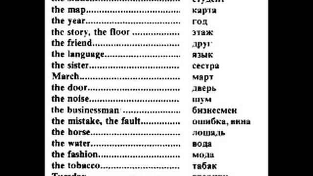 Русские английские слова (1)