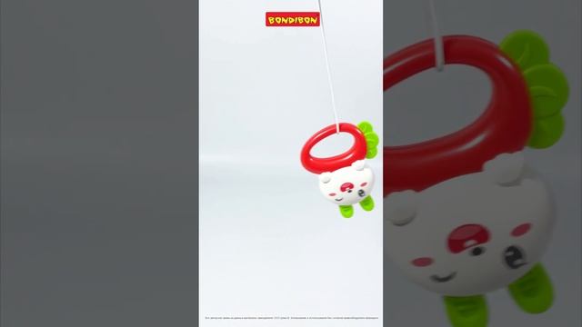 Игрушка Погремушка развивающая зайчик #Shorts,#bondibon,#длядетей,#развивающая