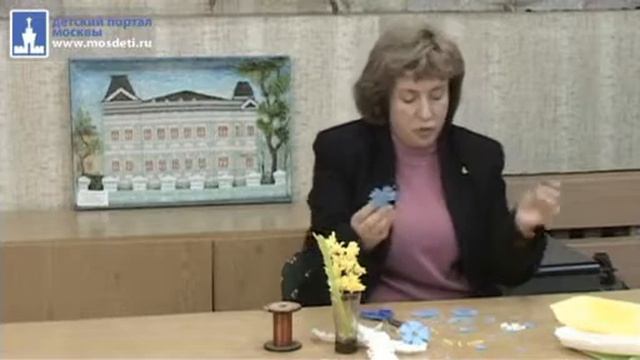 Цветы из пенопластовых лоточков