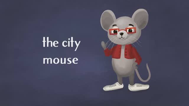 The City Mouse and the Country Mouse - городская мышка и сельская мышка / английские сказки