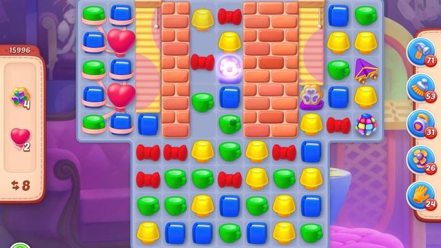 HomeScapes уровень 15996 без бустеров