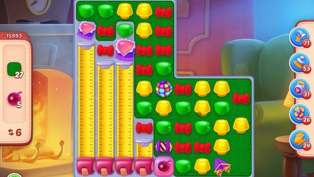 HomeScapes уровень 15993 без бустеров