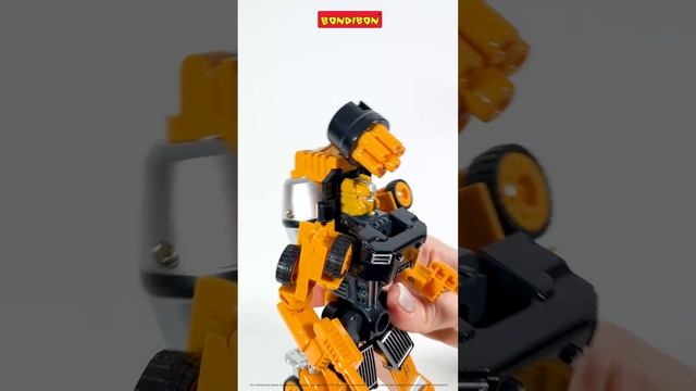 Робот трансформер Бетономешалка #Shorts,#bondibon,#длядетей,#развивающая