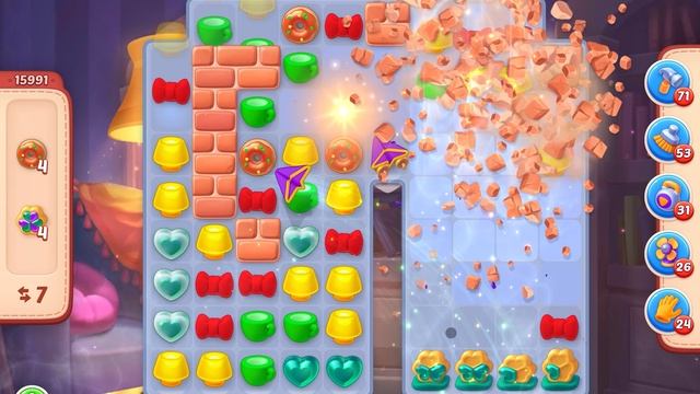 HomeScapes уровень 15991 без бустеров