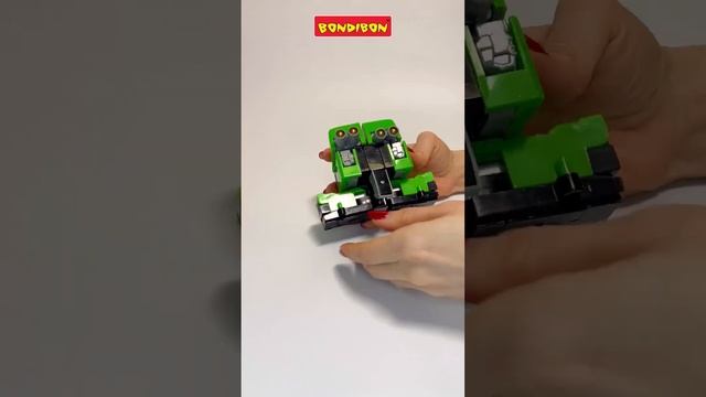 Трансформер "BONDIBOT 2в1" робот стиральная машинка #Shorts,#bondibon,#длядетей,#робот