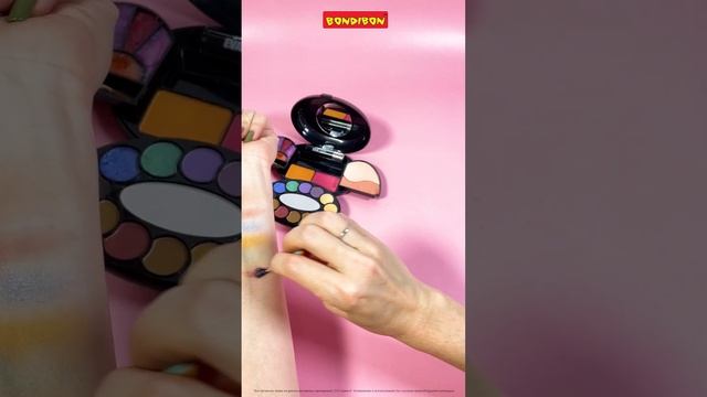 Набор детской косметики ОВАЛ Eva Moda beauty box Bondibon тени для век,#блестящие,#палетка теней