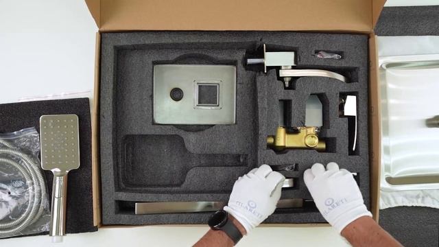 Душевая система скрытого монтажа FILARETE Waterfall FL1010 (Никель)