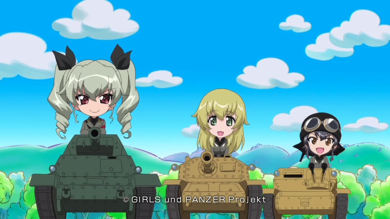 "Девушки и танки". Эндинг OVA (Girls und panzer. End OVA)