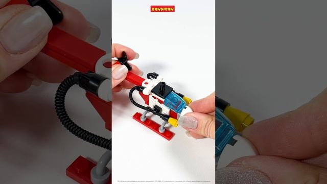 Конструктор Пожарная Служба Вертолет 50 деталей #Shorts,#bondibon,#длядетей,#развивающая