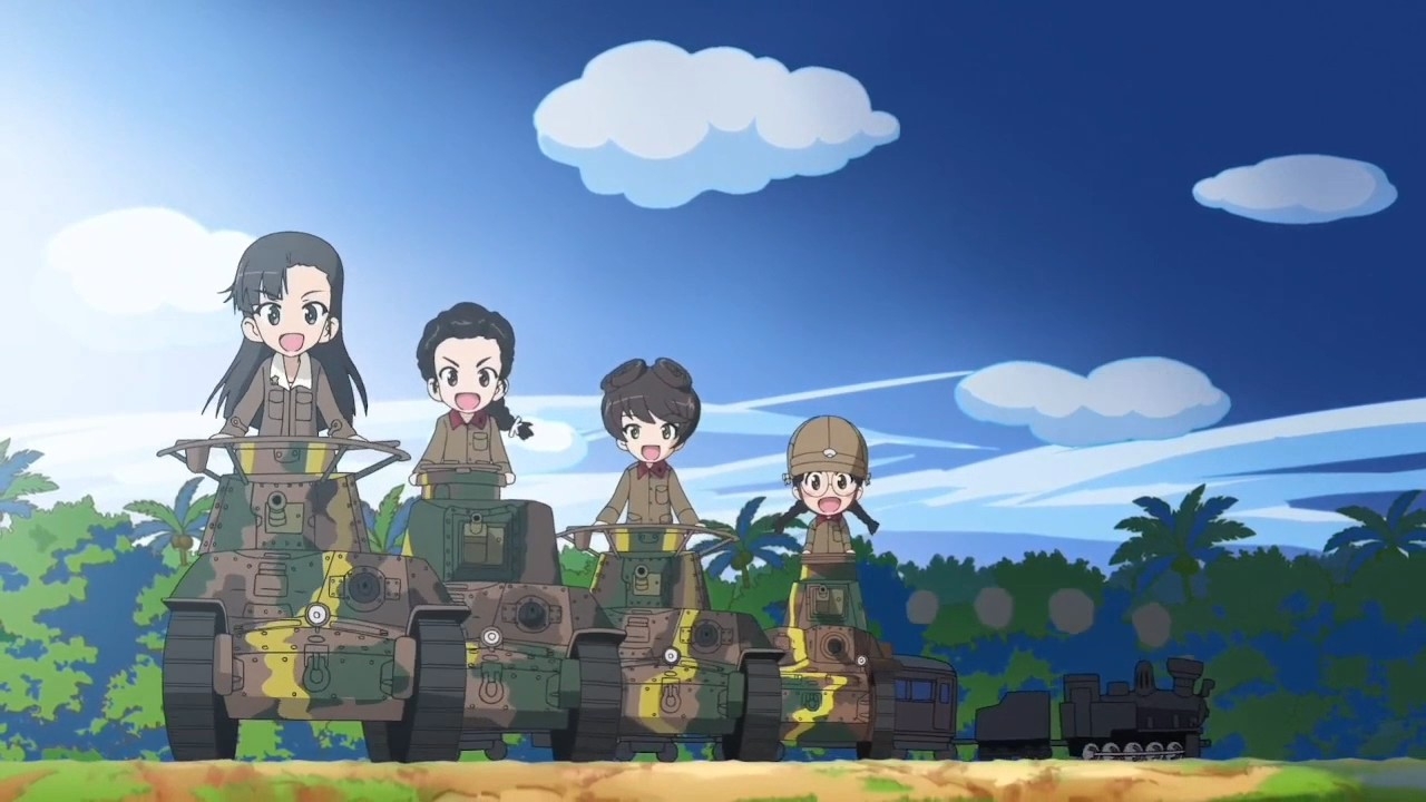 "Девушки и танки. Финал". Все эндинги (Girls und panzer. Das Final. All ends)