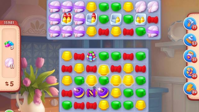 HomeScapes уровень 15981 без бустеров