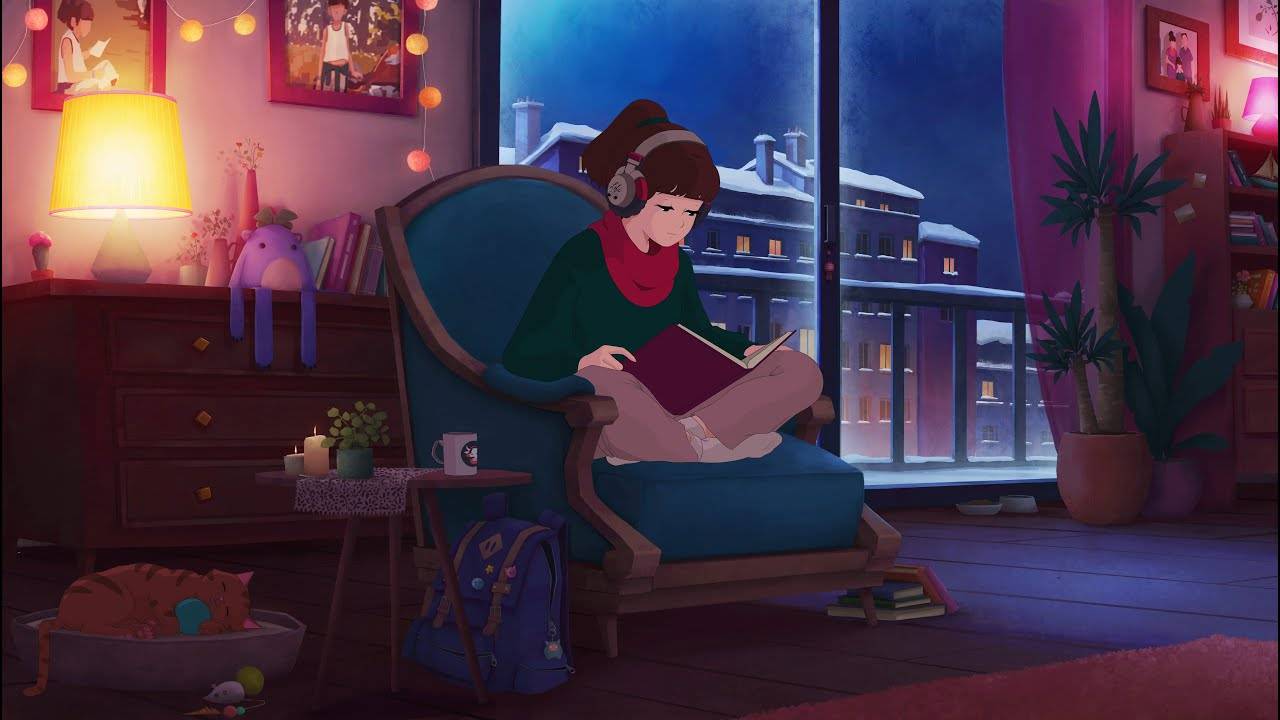 2 A.M Study Session 📚 (Учебная сессия в 2 часа ночи ) [lofi hip hop]