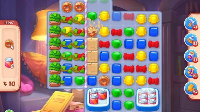 HomeScapes уровень 15997 без бустеров