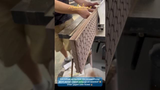 Столяр Денис работа с панелью