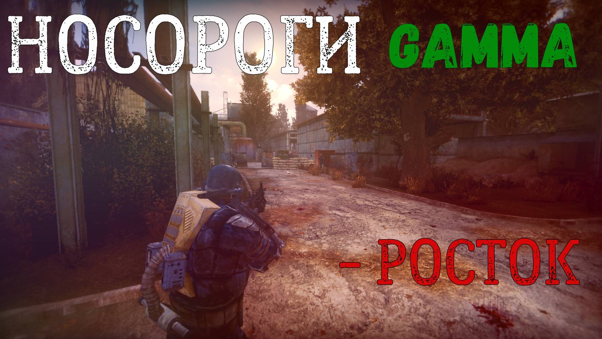 Мощь Носорогов в  STALKER Anomaly GAMMA|Вынес РОСТОК